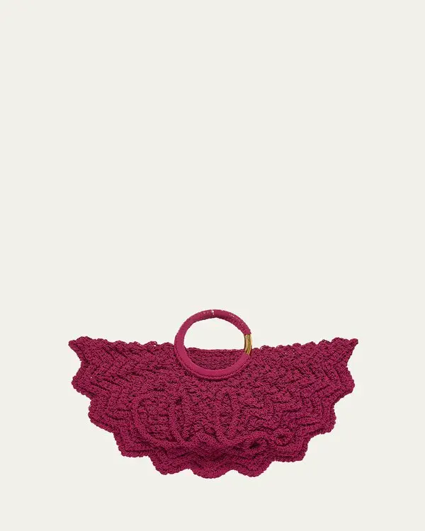 Chloé Passementerie Crochet Top-handle Bag - Crushed Violet