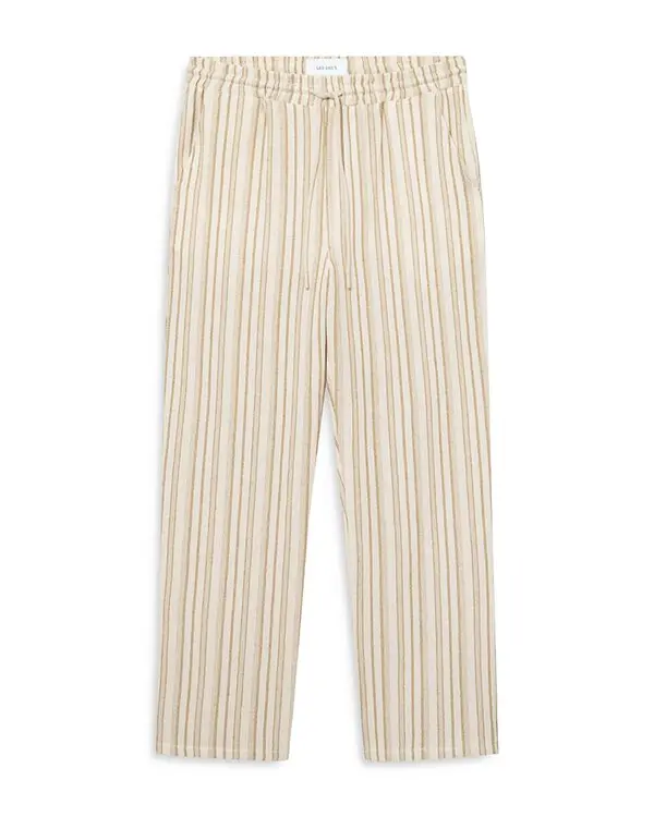 LES DEUX Houston Printed Pants - Ivory/green