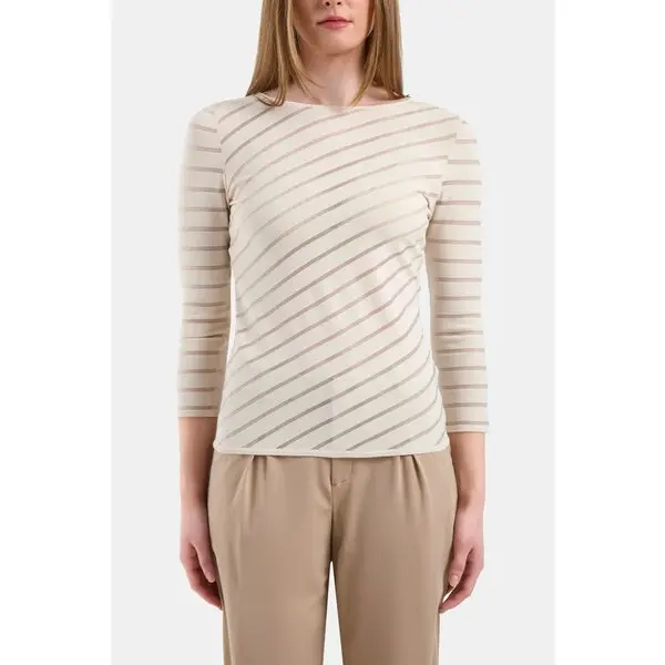 CAPSULE 121 Magnet Striped Sweater - Rush