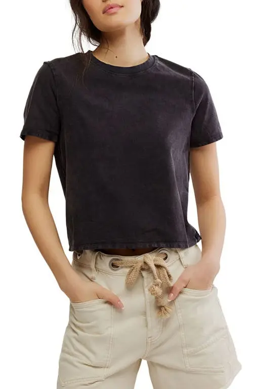 Free People Everyday Cotton T-shirt - Black