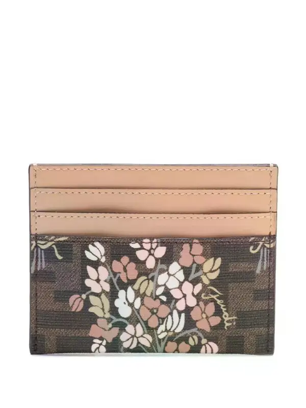 Fendi Roma Cardholder - Brown