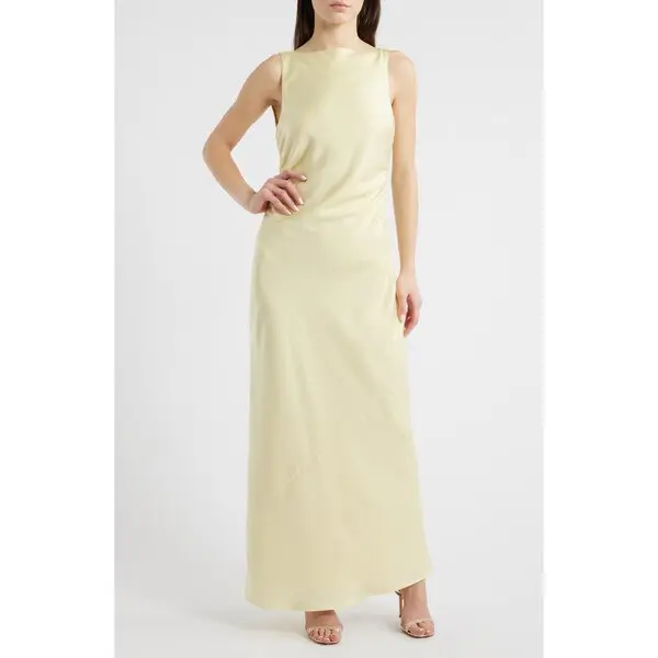 WAYF Isadora Open Back Cocktail Dress