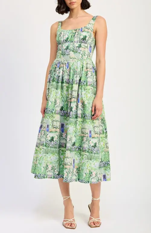 EN SAISON Molly Corset Midi Sundress