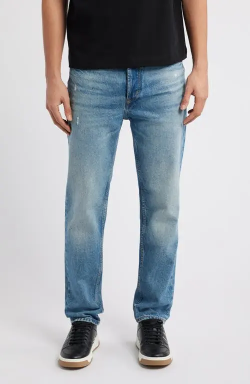 Hugo Boss Distressed Tapered Leg Jeans