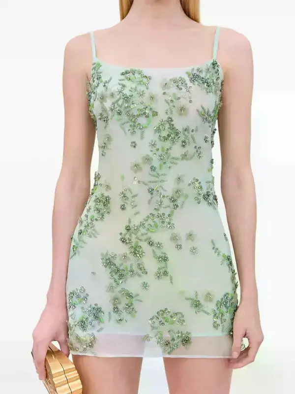 Cult Gaia Danai Strappy Dress - Green | Editorialist