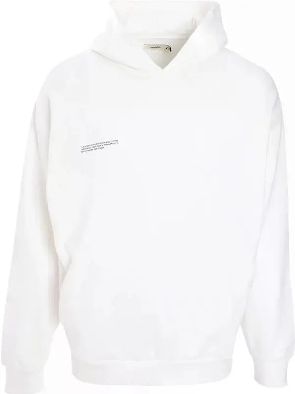 PANGAIA Logo-print Hoodie - White