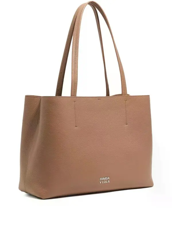 Bimba Y Lola Large Tote Bag - Brown