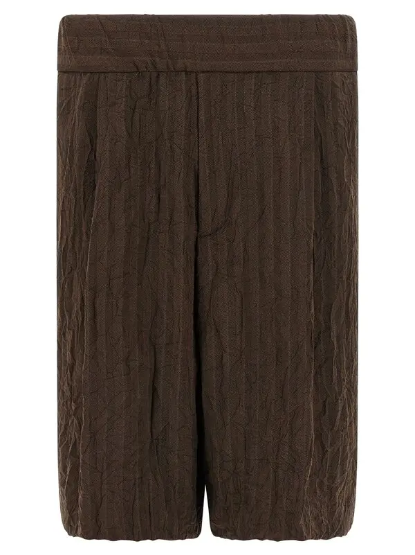 Dries Van Noten Plato' Bermuda Shorts - Brown