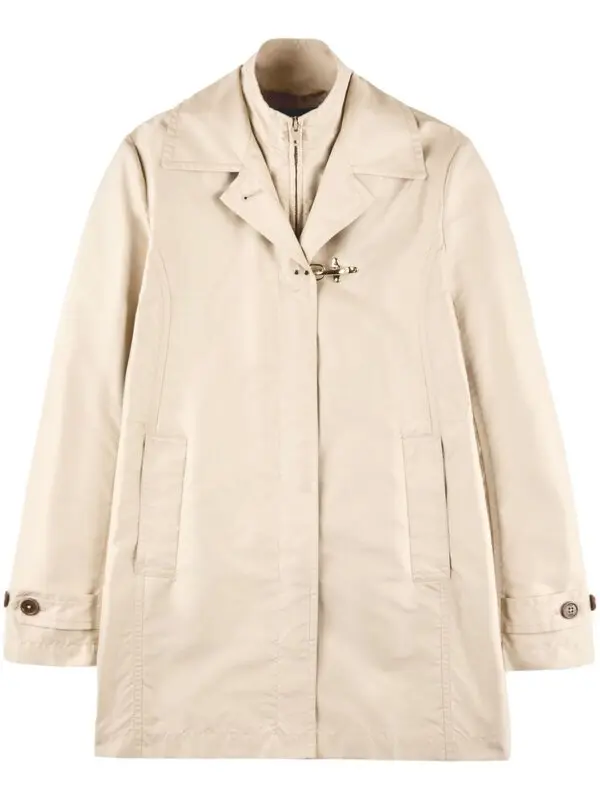 FAY Poplin Morning Coat - Beige
