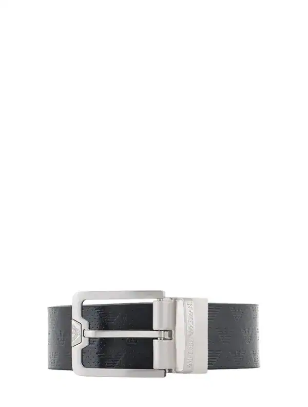 Emporio Armani Belt Blue Editorialist