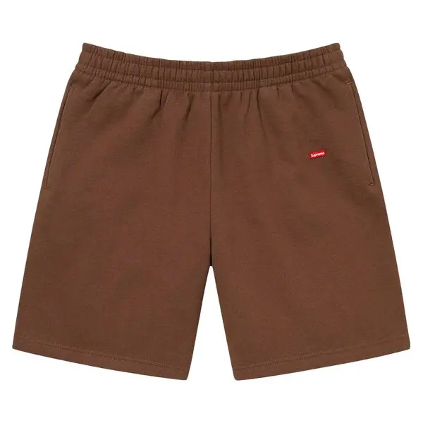 Supreme Small Box Sweatshort - Brown
