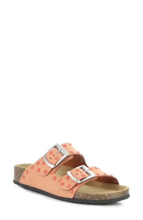 BOS. & CO. Perrin Studded Slide Sandal - Peach