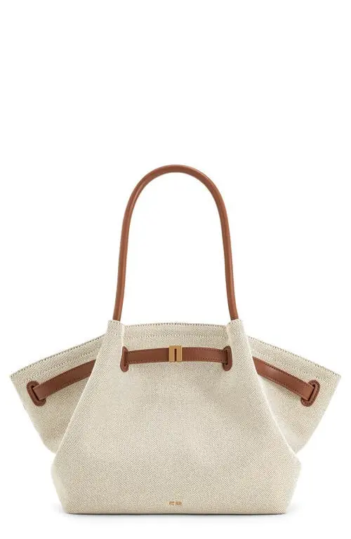 Jw Pei Medium Hana Tote - Beige Canvas