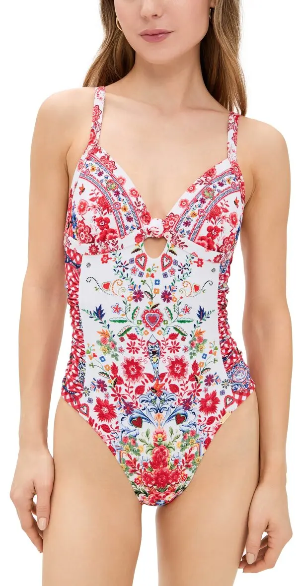 Camilla Knot Front One Piece - Faith, Luck & Justice