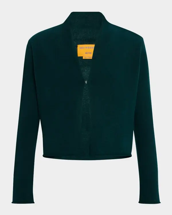 Guest In Residence Stealth Cashmere Cardigan - Dark Green
