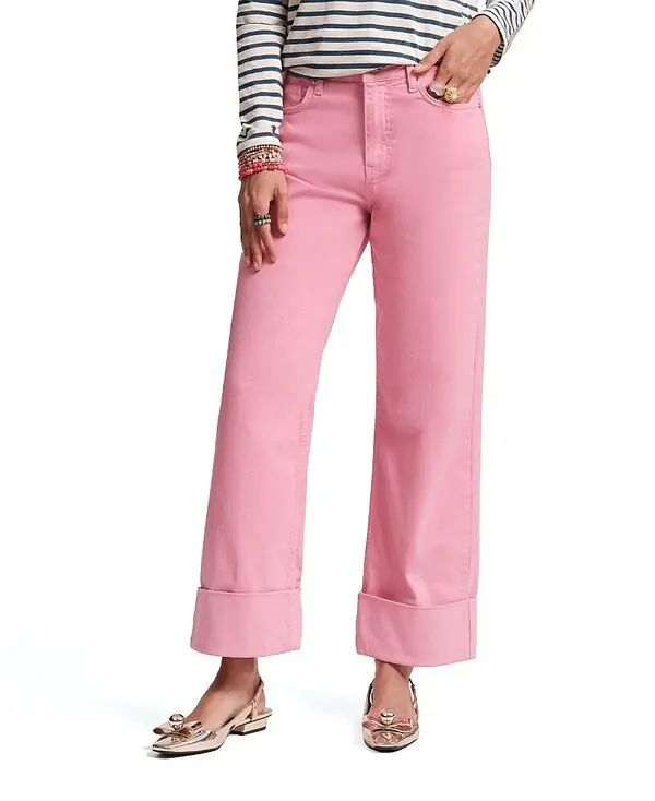 FRANCES VALENTINE Smarty Cuffed Jeans - Pink