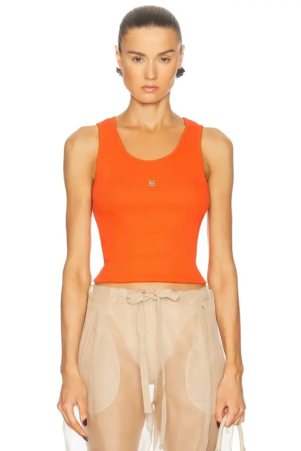 Givenchy 4g Rib Tank Top