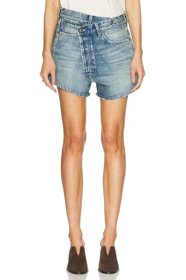 R13 Crossover Short - Bain Blue