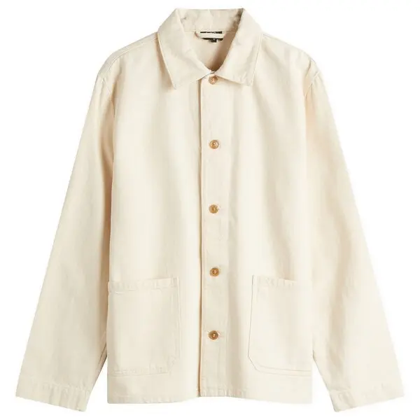 A.p.c. Embroidered Kerlouan Work Jacket - Ecru