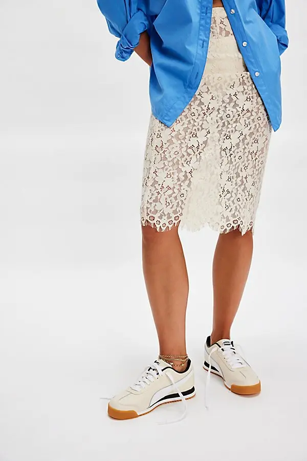 PUMA Roma Sneakers - Alpine Snow/puma White