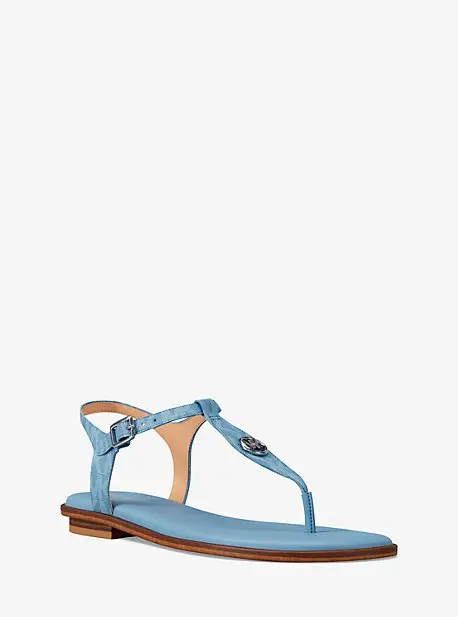 Michael Kors Mallory T-strap Sandal - Red