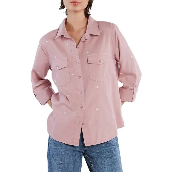 BILLY T Stars Embroidered Shirt