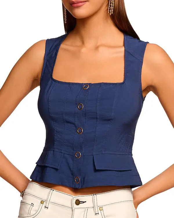 Ramy Brook Suki Top - Spring Navy