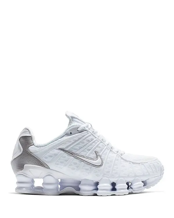 Nike Shox Tl Sneakers - White/white Metallic Silver