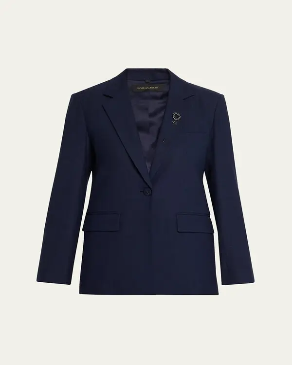 Kobi Halperin Kent Single-button Jacket - Midnight