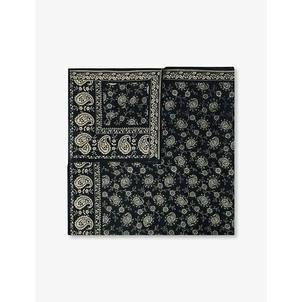 Soeur Sky Graphic-print Cotton Scarf