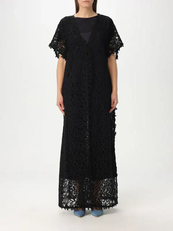 Ermanno Scervino Lace Dress In Black - 45% Off | Editorialist