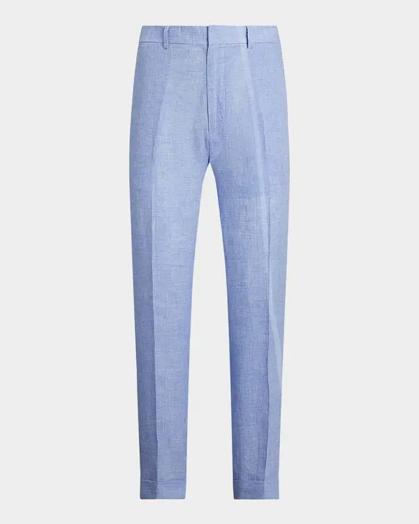 Ralph Lauren Houndstooth Linen Trousers
