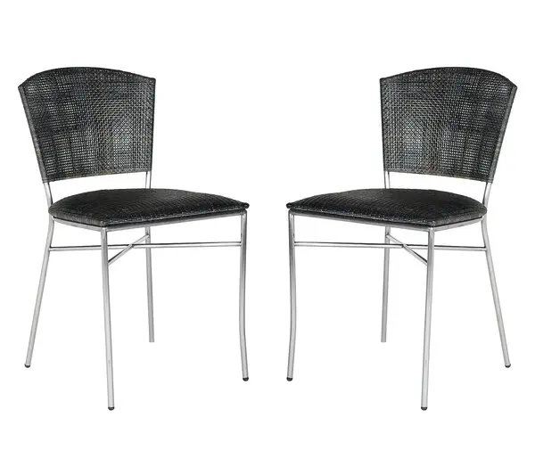 SAFAVIEH Melita 18h Rattan Side Chair
