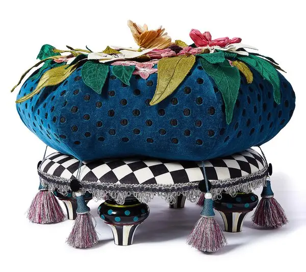 MACKENZIE-CHILDS Fairy Tale Footstool
