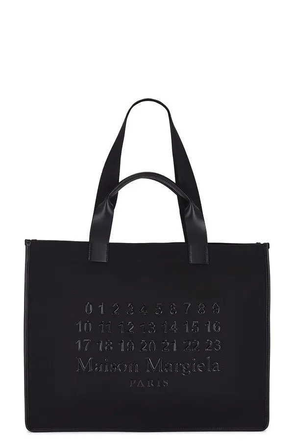 MAISON MARGIELA Cabas Large Shopping Bag - Black & Black