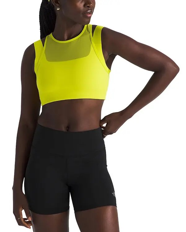 The North Face Refina Double Layer Sports Bra - Sulphur Spring Green