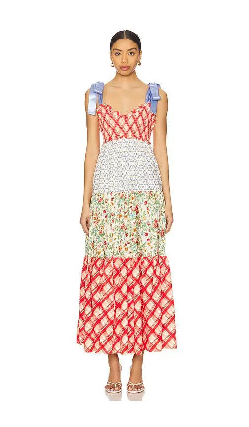 Free People Bluebell Maxi Dress - Cherry Combo