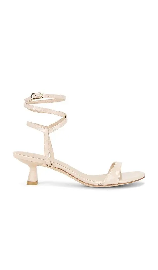 STUART WEITZMAN Nudist Wrap 50 Sandal - Barely Beige