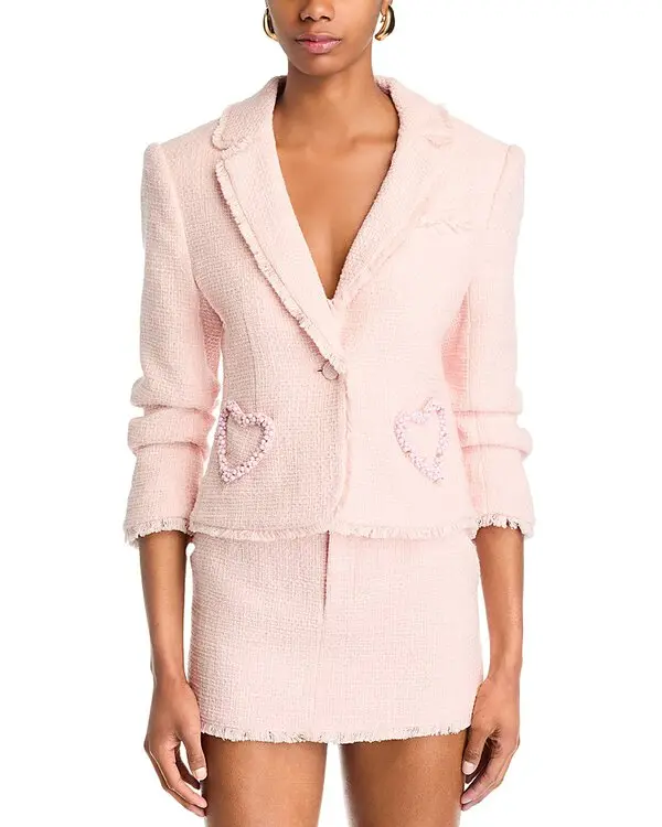 Cinq À Sept Kalina Beaded Tweed Blazer