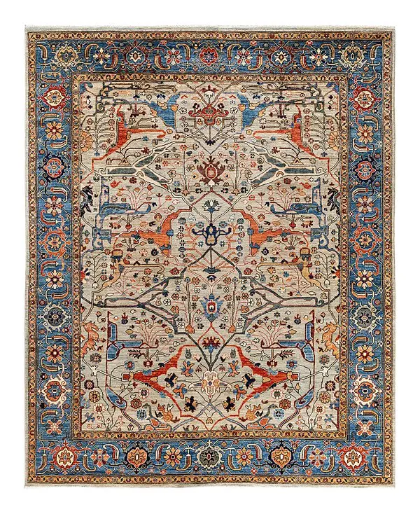 Bloomingdale'S Serapi M1945 Area Rug, 7'11 X 9'10 - Light/grey