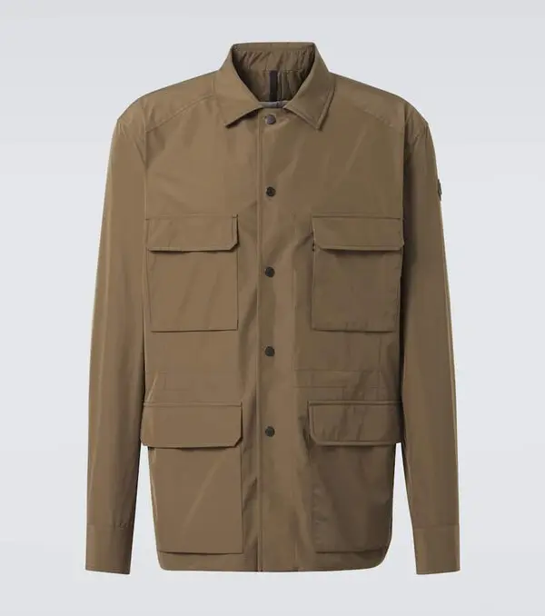 Moncler Lez Technical Jacket - Brown