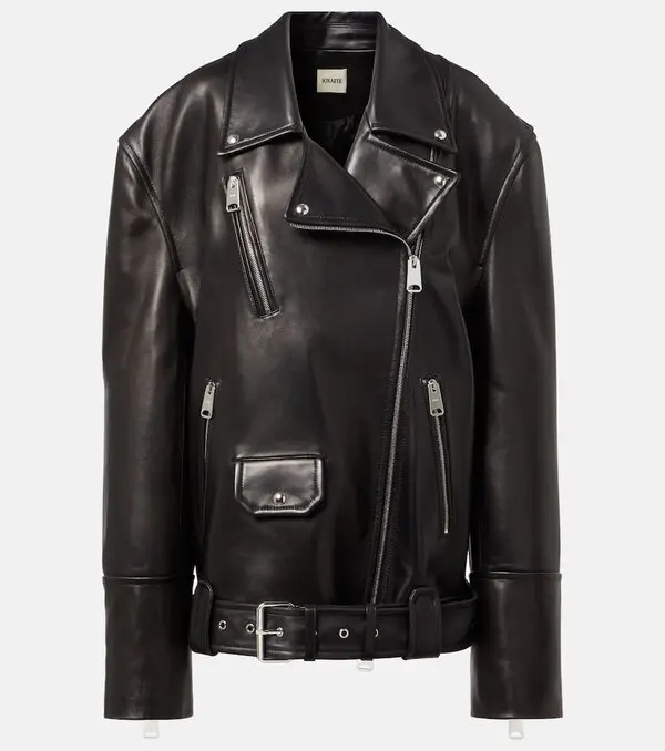 Khaite Hansel Leather Jacket