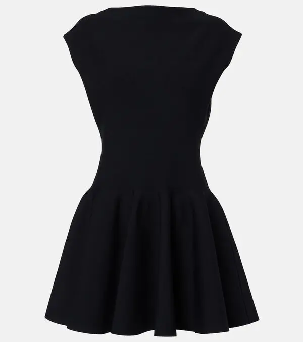 Alaïa Skater Minidress - Black