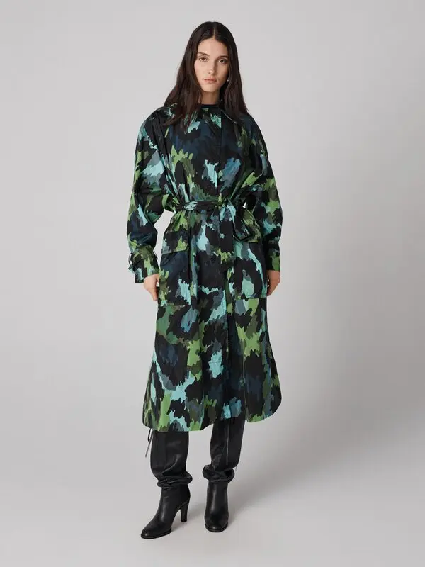 Diane Von Furstenberg Jasper Trench Coat