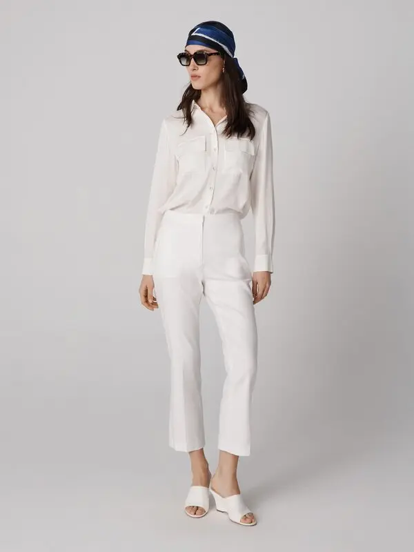 Diane Von Furstenberg Calliope Pants - White