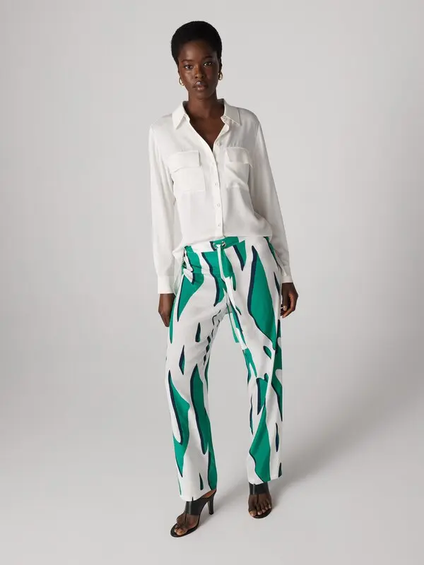 Diane Von Furstenberg Diane Straight Leg Pants