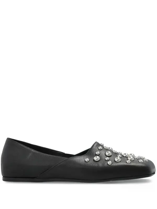 VIC MATIE Stud-embellished Ballerinas