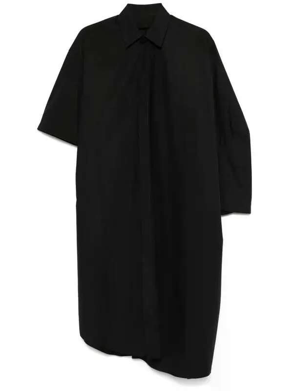 ALAINPAUL Extended Midi Shirt Dress