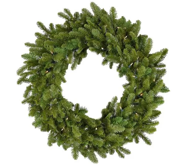 CHRISTMAS TIME 36-in. Greenland Artificial Holi Day Wreath With