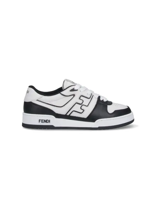 Fendi Low Top Sneakers - White